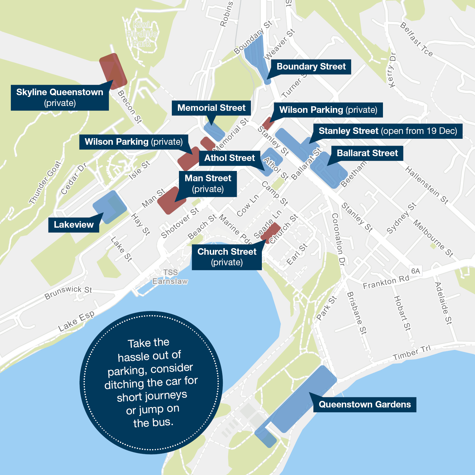 More parking options available in Queenstown and Wānaka over summer