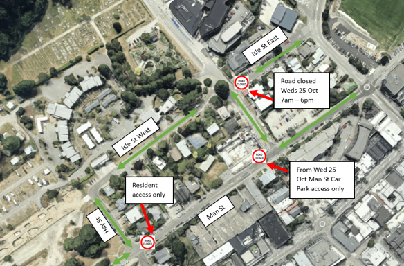 Lake Street reopens 6.00pm today