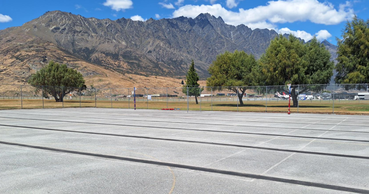 Netball and tennis players rejoice as QEC outdoor courts resurface begins