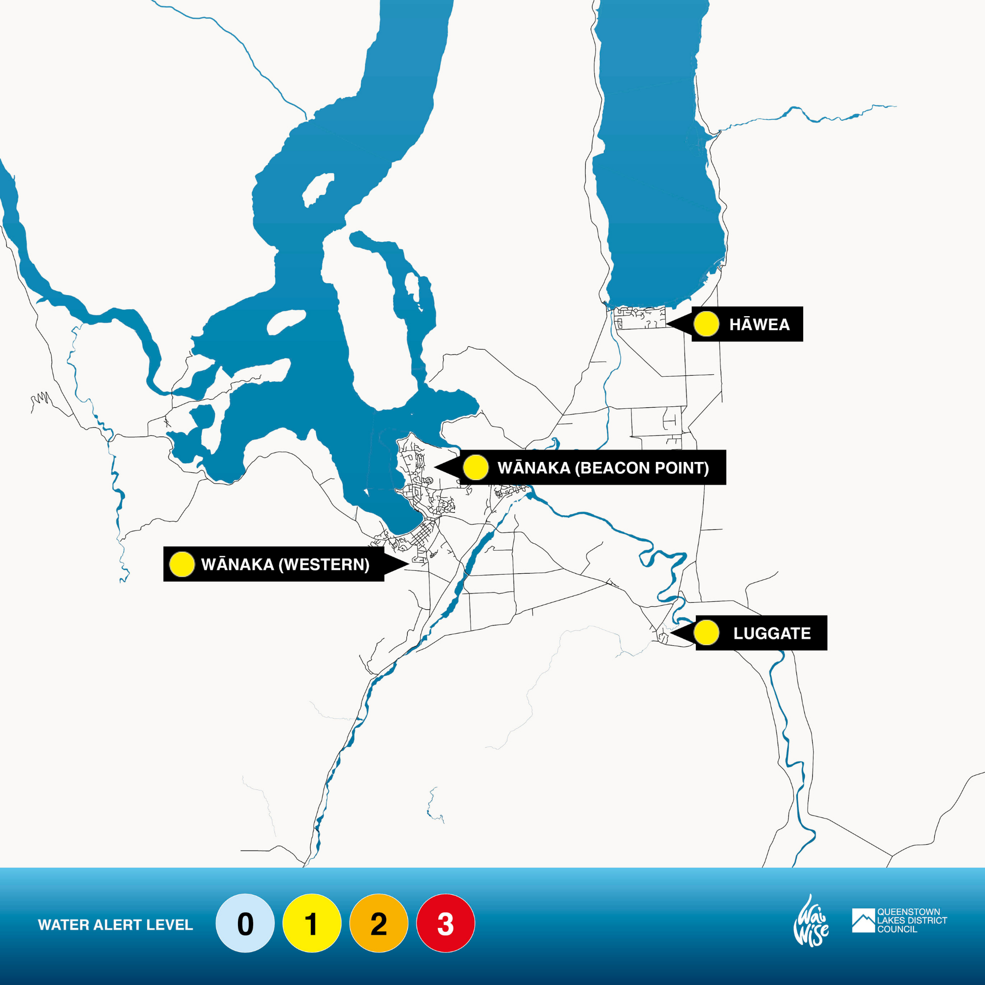 Water restrictions in Queenstown Lakes District