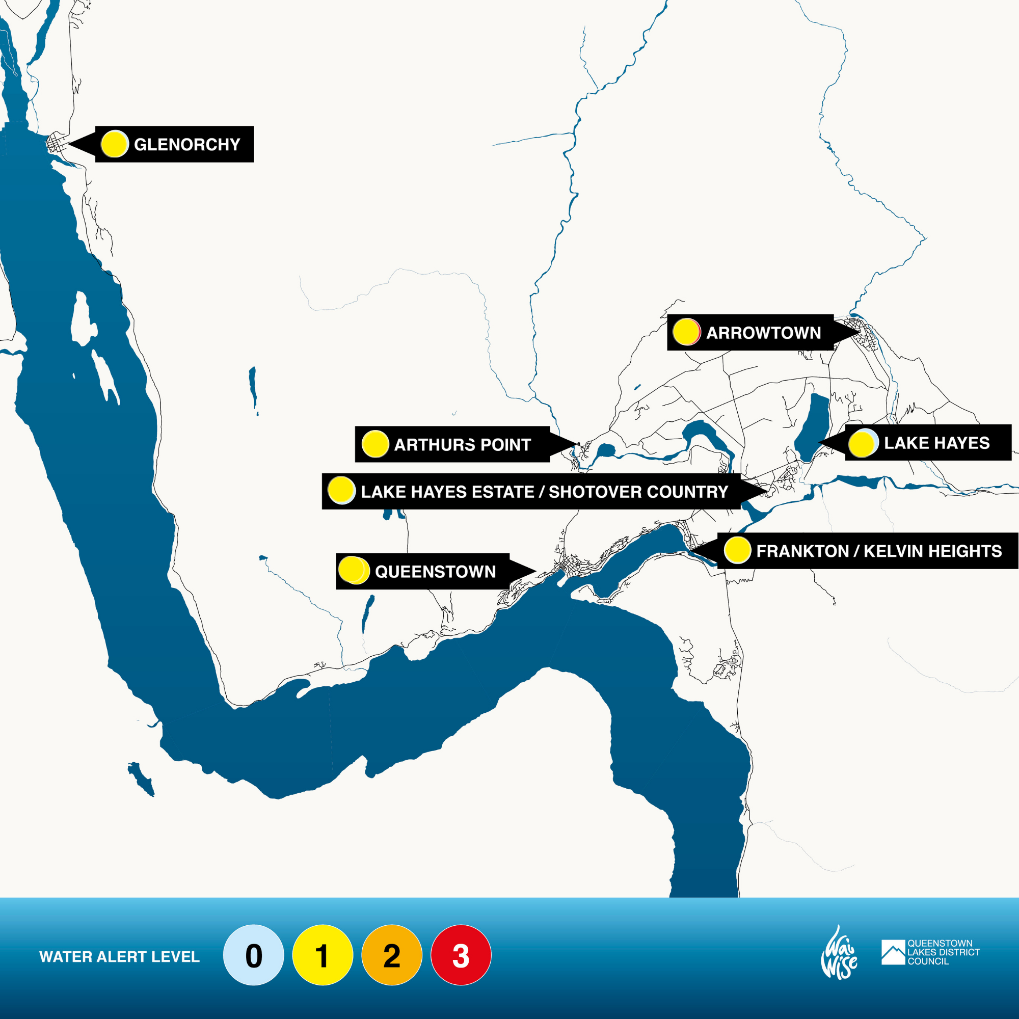 Water restrictions in Queenstown Lakes District