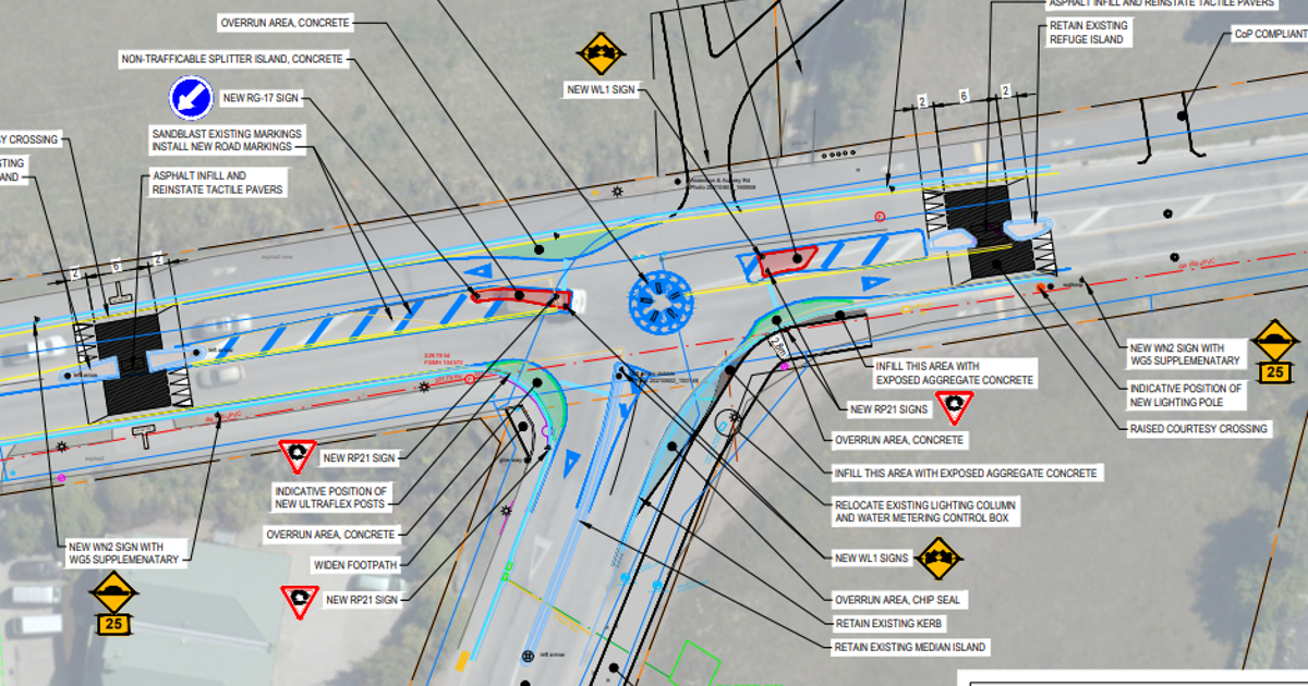 Safety upgrades and new roundabout coming to Aubrey Road and Anderson ...