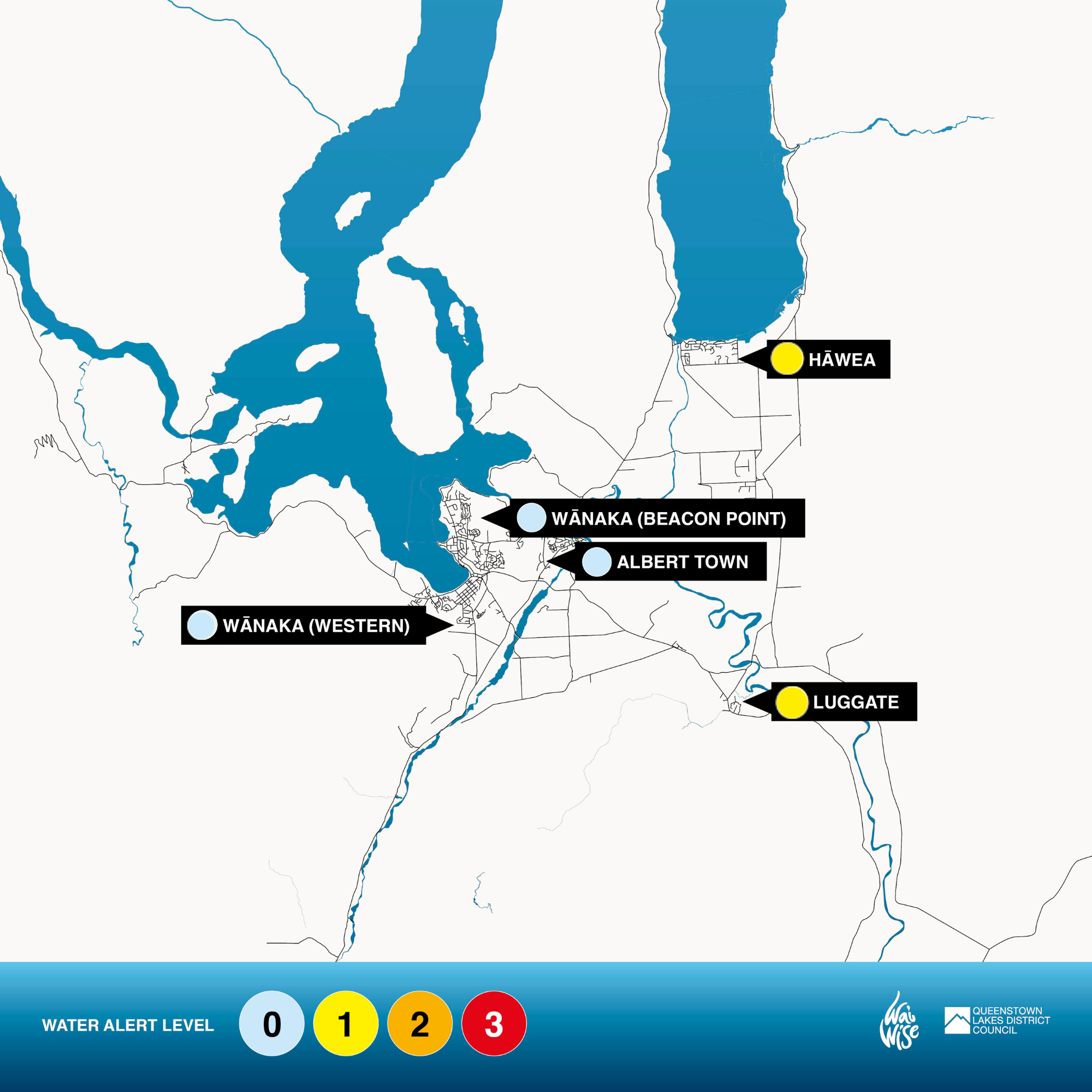 Water restrictions in Queenstown Lakes District