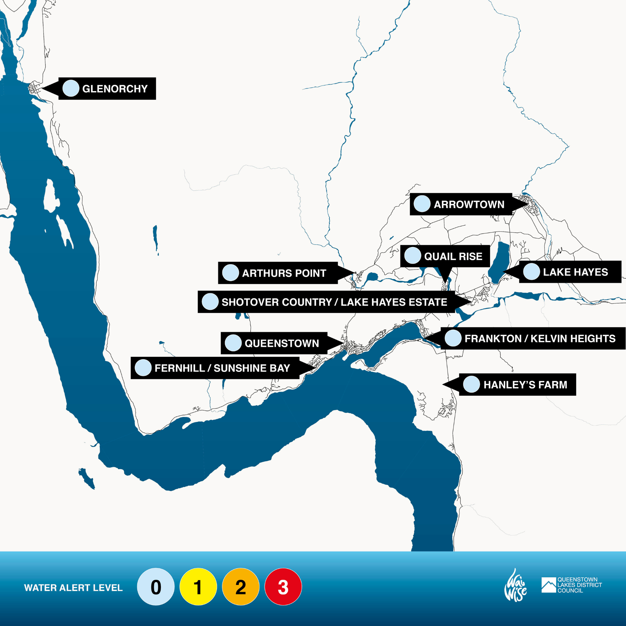 Water restrictions in Queenstown Lakes District